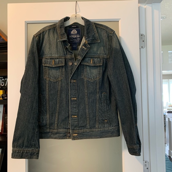 American Rag | Jackets & Coats | Hand Painted Jean Jacket Med | Poshmark
